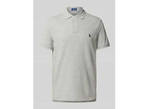 3615738823554 - Slim Fit Poloshirt mit Label-Stitching