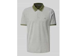 4068544204694 - Regular Fit Poloshirt mit Logo-Stitching