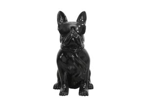 4063074725534 - Skulptur KAYOOM Skulptur Bulldog 125 schwarz B27cm Dekofiguren Coole Bull-Dog Skulptur aus langlebigem Kunstharz und Steinpulver