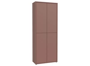 5904767038465 - Schuhschrank  Terracotta  Holzwerkstoff  8 Fächer  75x192x35 cm  Typenauswahl stehend  Garderobe Schuhaufbewahrung Schuhschränke