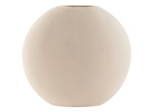 4020607817333 - Boltze Home Vase  Cremeweiß  Keramik  6x25x25 cm  zum Stellen auch für frische Blumen geeignet  Dekoration Vasen Keramikvasen