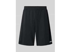 4067131949659 - Regular Fit Sweatshorts mit Label-Detail