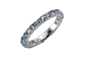 4006046244275 - Zeeme Gemstones Ring 925 - Sterling Silber Blautopas beh blau Glänzend (Größe 056 (178))