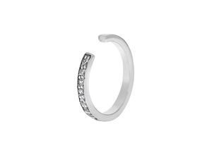 4006046344807 - Zeeme Basic Ohrklemme 925 - Sterling Silber Zirkonia weiß 12cm rhodiniert