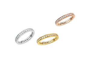 4006046217286 - Zeeme Silber Ring 925 - Sterling Silber Zirkonia weiß Glänzend (Farbe weiß Größe 052 (166))