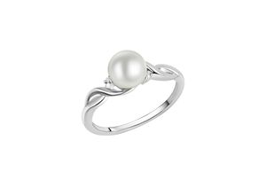 4006046247931 - Zeeme Pearls Ring 925 - Sterling Silber Perle weiß Glänzend (Größe 054 (172))