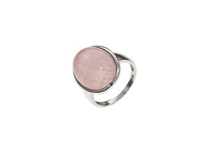 4006046335591 - Zeeme Gemstones Ring 925 - Sterling Silber Rosenquarz rosa Glänzend (Größe 054 (172))