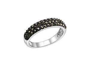 4006046222600 - Zeeme Gemstones Ring 925 - Sterling Silber Markasit schwarz Rhodiniert (Größe 054 (172))