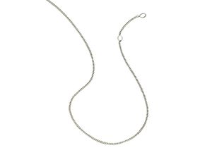 4006046183406 - Zeeme Basic Halskette 925 - Sterling Silber 36 38 cm rhodiniert