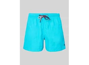 4068444974581 - Relaxed Fit Badeshorts mit Logo-Stitching