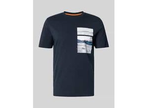 4063546273723 - T-Shirt mit Motiv- und Label-Print Modell Dune