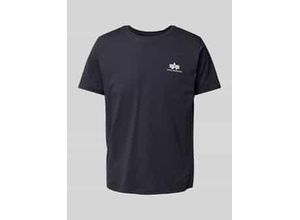 4059146143085 - T-Shirt mit Label-Print Modell BASIC