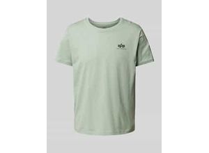 4059146613526 - T-Shirt mit Label-Print Modell BASIC