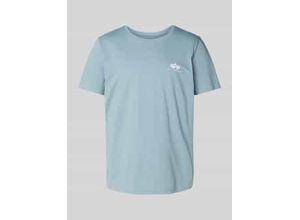 4059146613076 - T-Shirt mit Label-Print Modell BASIC