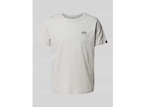 4059146556984 - T-Shirt mit Label-Print Modell BASIC