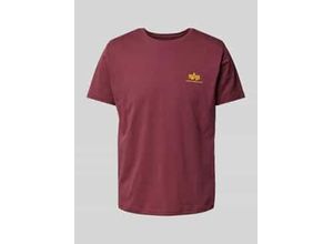 4059146164219 - Industries Basic T Small Logo T-Shirt - Rot - XL - unisex