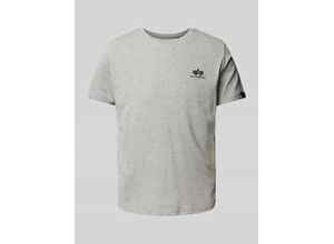 4059146143238 - Industries Basic T Small Logo T-Shirt - Grau - 3XL - unisex