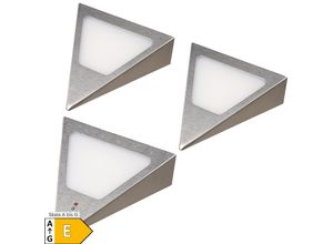 4260642310400 - 3er Set Dreiecksunterbauleuchte mit integriertem Sensor warmweiss