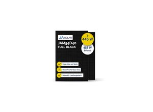 4262411894739 - JA Solar JAM54D41 445W Full Black – Bifazial Glas-Glas Modul