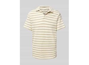 5715716664778 - Regular Fit Poloshirt mit Strukturmuster Modell IAN