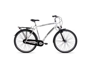 4250585414563 - Chrisson Sereto 30 Trekkingrad 28 Zoll Urban Bike Herren oder Damen 165 - 175 cm Fahrrad 7 Gang weiß 56 cm