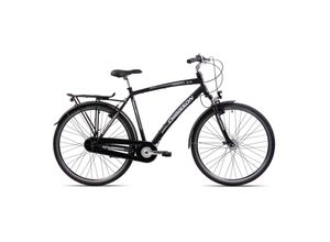 4250585414556 - Chrisson Sereto 30 Trekkingrad 28 Zoll Urban Bike Herren oder Damen 165 - 175 cm Fahrrad 7 Gang schwarz 56 cm