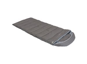 4001690212380 - Deckenschlafsack HIGH PEAK Dundee 4 Schlafsäcke Gr B L 90 cm x 230 cm Reißverschluss links grau (grau hellgrau) Deckenschlafsäcke