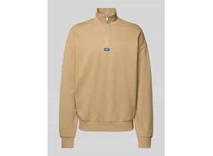 4063544213318 - Sweatshirt mit Troyer-Kragen