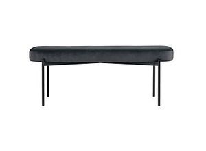 3660141955361 - Sitzbank easyChair® by Paperflow GAIA oval L Samtbezug rostfarben 4-Fußgestell mattschwarz B 1180 x T 420 x H 455 mm 3660141955361 - Sitzbank easyChair® by Paperflow GAIA oval L Samtbezug rostfarben 4-Fußgestell mattschwarz B 1180 x T 420 x H 455 mm