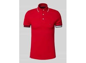 8721106075434 - Slim Fit Poloshirt aus Baumwoll-Elasthan-Mix