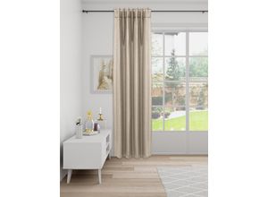 4005241745051 - Vorhang WILLKOMMEN ZUHAUSE BY ALBANI GROUP Hamburg Gardinen Gr 245 cm Multifunktionsband 135 cm beige Esszimmergardinen Gardine HxB 245x135 Multifunktionsband