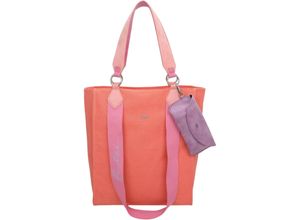 4059065259225 - Henkeltasche FRITZI AUS PREUSSEN Izzy02 Damen Gr B H T 11cm x 39cm x 32cm orange Baumwolle mehrfarbig Taschen mit abnehmbarem Brillenetui