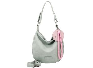 4059065262577 - Schultertasche FRITZI AUS PREUSSEN Fritzi Hobo Damen Gr B H T 10cm x 31cm x 33cm grün (mint) Polyurethan (PU) unifarben Taschen mit abnehmbaren Schultergurt