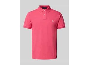 3616411863829 - Slim Fit Poloshirt mit Label-Stitching