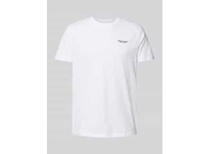 8052130450059 - T-Shirt aus Baumwolle mit Label-Print