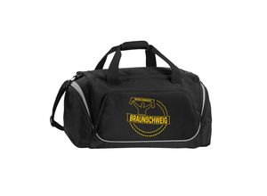 4068859204068 - multifanshop Sporttasche - Braunschweig - Meine Fankurve - Druck gelb - Tasche