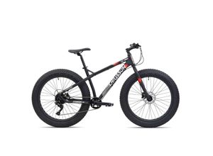 4250585425873 - Chrisson Fat Three Fat Bike 26 Zoll 170 - 190 cm Fatbike Fahrrad Jugendliche Erwachsene 9 Gänge Mountainbike