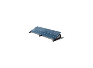 4262411893947 - Flachdach-Aufständerung – “Flat-Flex”-Set Black Line – für 2 x PV-Module (nebeneinander)