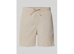 5715612392928 - Regular Fit Shorts mit Strukturmuster Modell JAIDEN MASSIMO