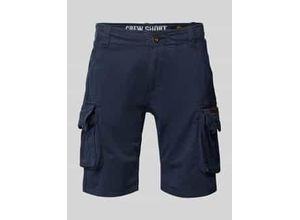 4059146129508 - Regular Fit Cargoshorts mit Label-Stitching Modell CREW SHORT