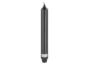 4042911237775 - Tafelkerze FINK Weihnachtsdeko Kerzen Gr Ø H 3 cm x 25 cm schwarz (schwarz metallic) Kerzen in Metallic-Optik Höhe ca 25 cm