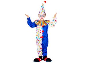 4260505449827 - tectake® Kinder - Teenkostüm Clown Jux