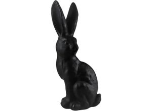 4056422126329 - Dekofigur AM DESIGN sitzender Hase schwarz B12cm H365cm T365cm Polyresin Dekofiguren Osterdekoration aus Polyresin