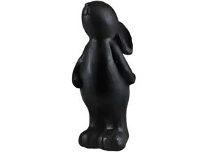 4056422126374 - Dekofigur AM DESIGN stehender Hase schwarz B93cm H24cm T24cm Polyresin Dekofiguren Osterdekoration aus Polyresin