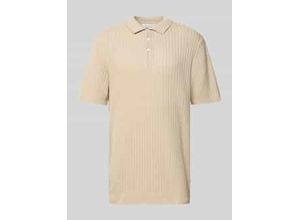 5715574192628 - Regular Fit Poloshirt mit Strukturmuster Modell Karl