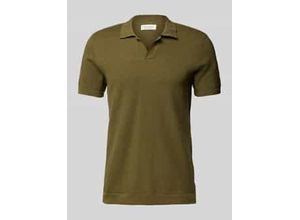 5715574551340 - Regular Fit Poloshirt mit Strukturmuster Modell MATEO