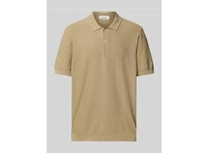 5715574772073 - Relaxed Fit Poloshirt mit Strukturmuster Modell EDWARD