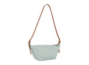 8721106698442 - Umhängetasche TOMMY HILFIGER TH PREMIUM BEACH LE SLING BAG Damen Gr B H T 34cm x 14cm x 13cm mint getreift Baumwolle Textil Taschen Frühlingsmode Damen Mini Bag Schultertasche mit Streifen