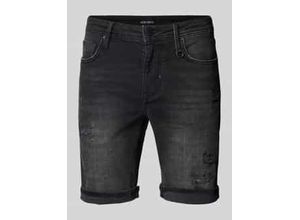 8052136747344 - Skinny Fit Jeansshorts im Destroyed-Look