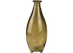 4056422262522 - Dekovase AM DESIGN Strahlende gelbe Vase aus Glas gelb B155cm H38cm Glas Vasen verleiht jedem Raum Farbe und Leben